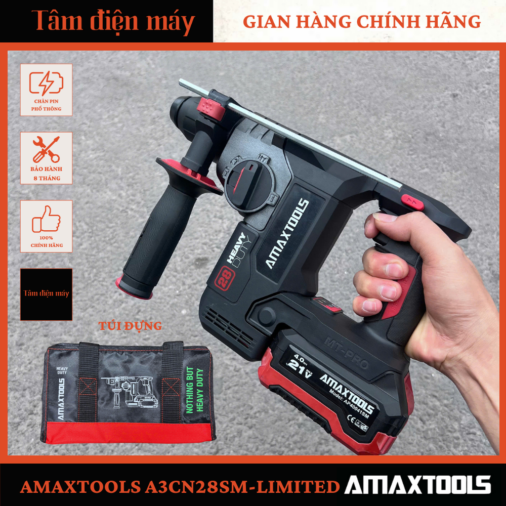 [Chính Hãng] Máy khoan bê tông Amaxtools A3CN28SM-LIMITED | Shopee Việt Nam