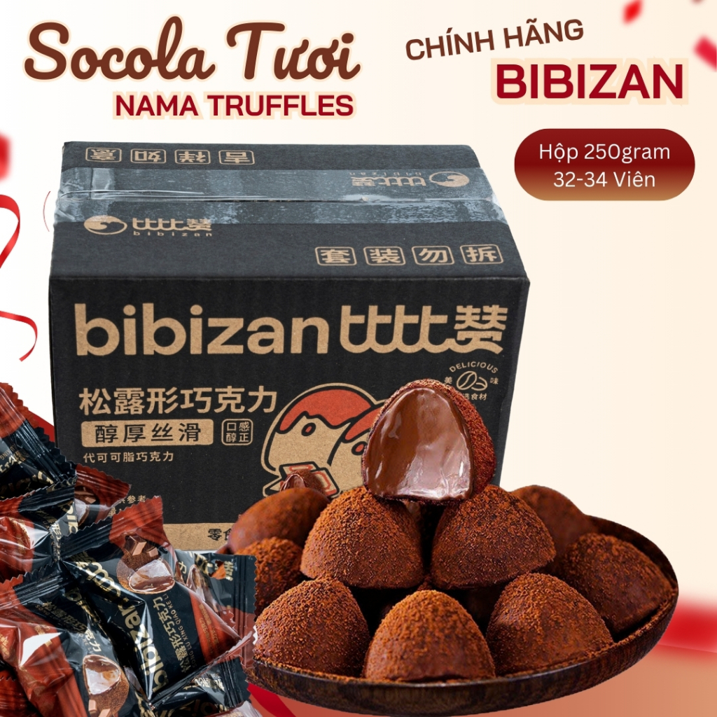 Socola, Chocolate Nama, Socola Tươi Truffle Bibizan, Phiên bản mới ăn ...