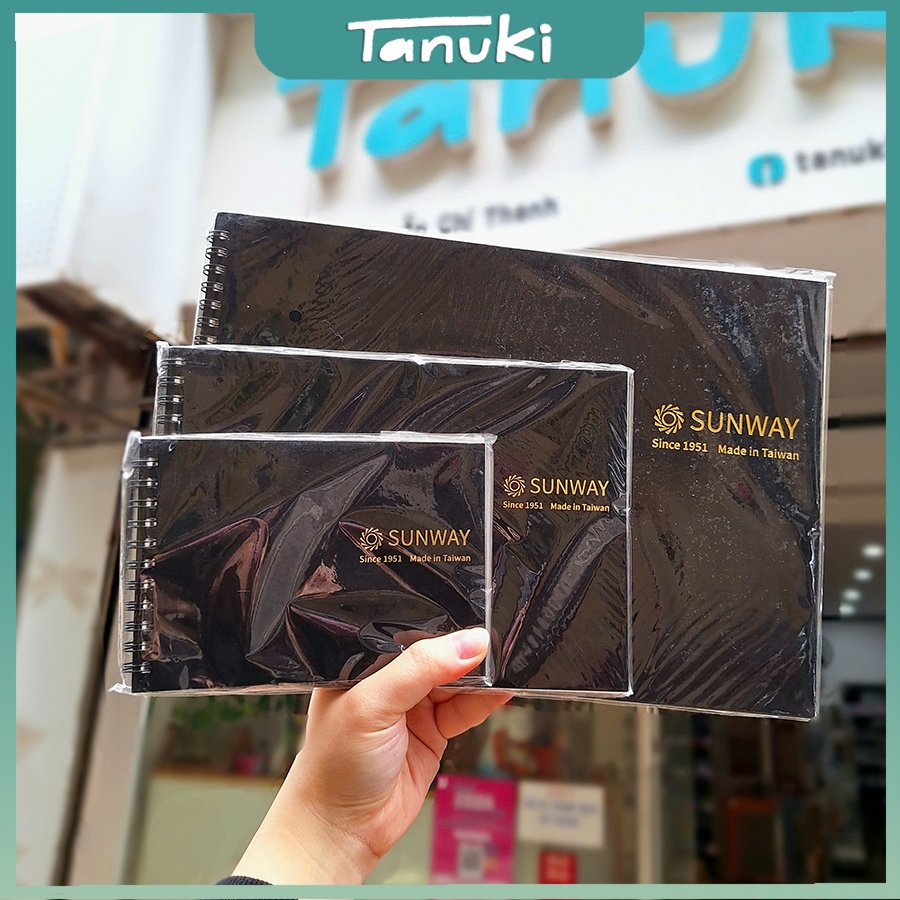 [TANUKI ART] Sổ vẽ đa chất liệu Sunway | Shopee Việt Nam