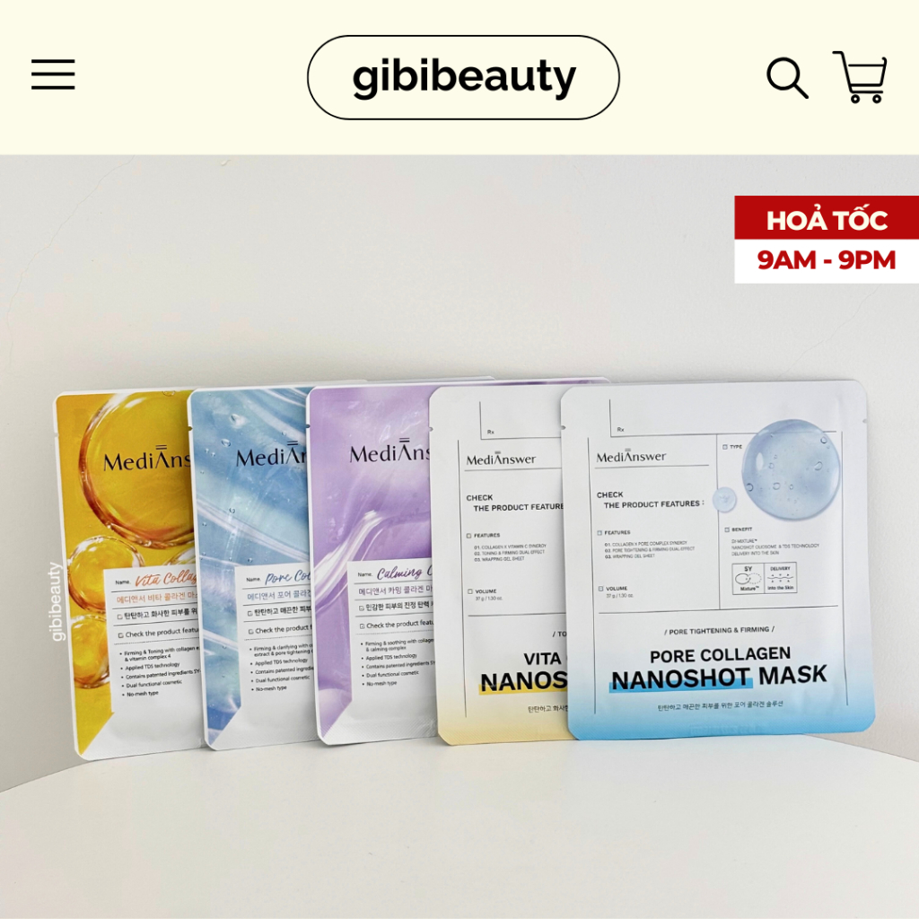 Mặt nạ thạch MEDI ANSWER Collagen Mask | Shopee Việt Nam