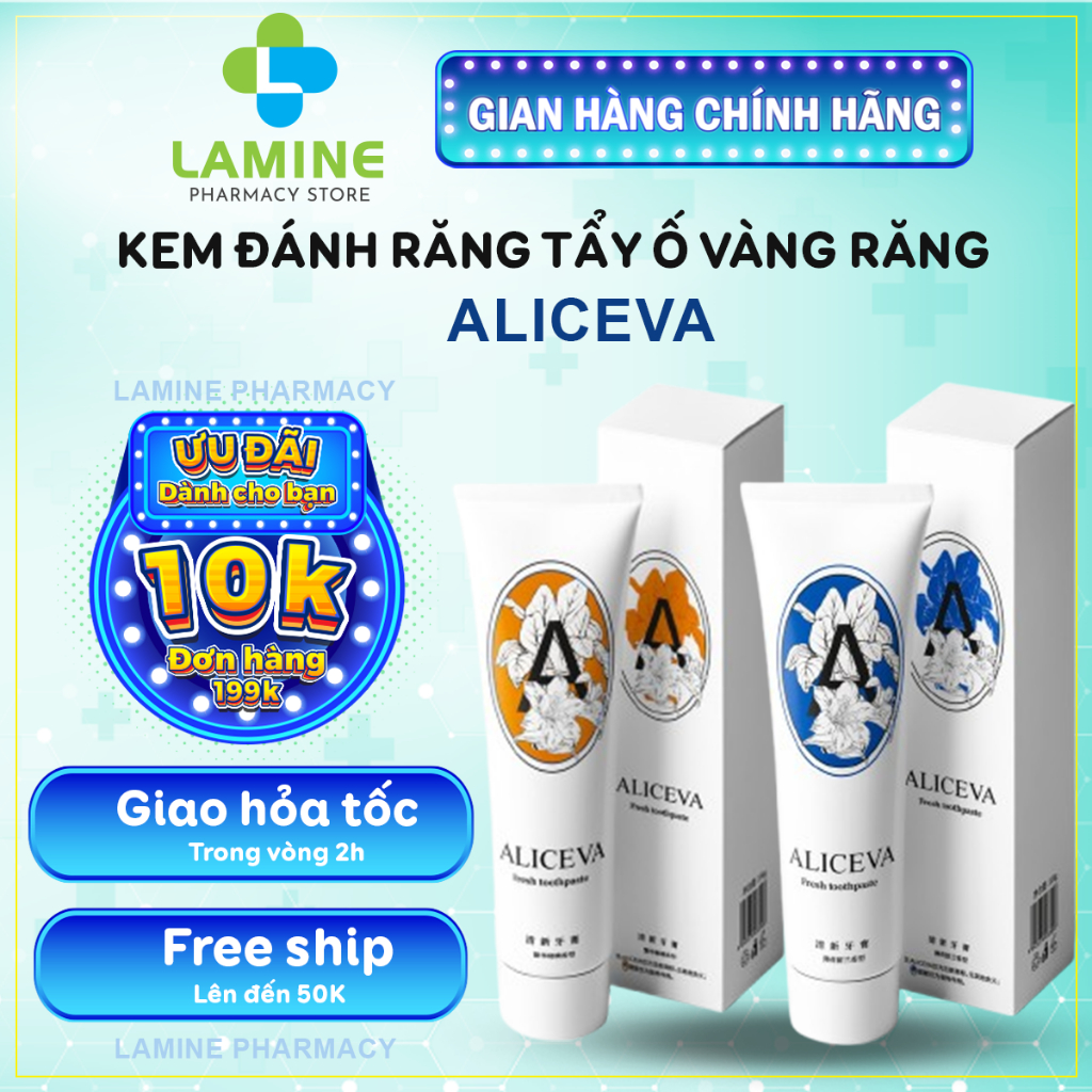 Kem Đánh Răng Thơm Miệng ALICEVA FRESH - Kem ALICEVA TOOTHPASTE Loại Bỏ ...