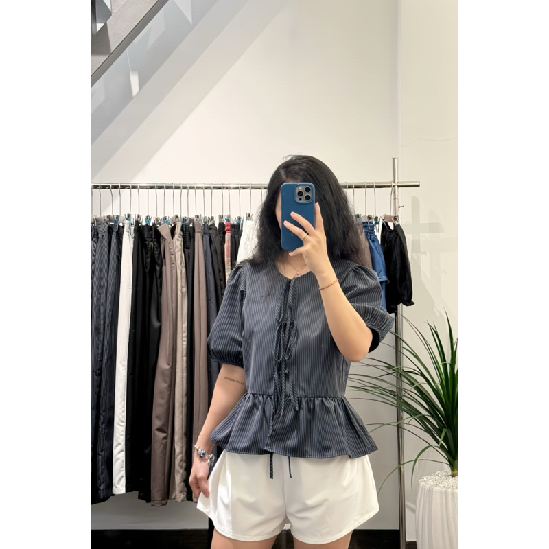 B368 - ÁO BABYDOLL BUỘC NƠ (Có size 4XL) | Shopee Việt Nam