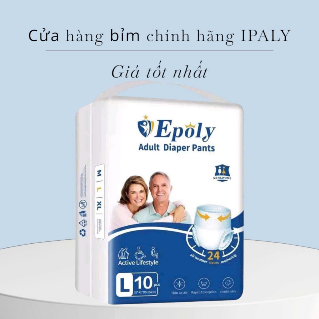 Bỉm quần người già EPOLY/IPALY giá tốt tiện lợi | Shopee Việt Nam