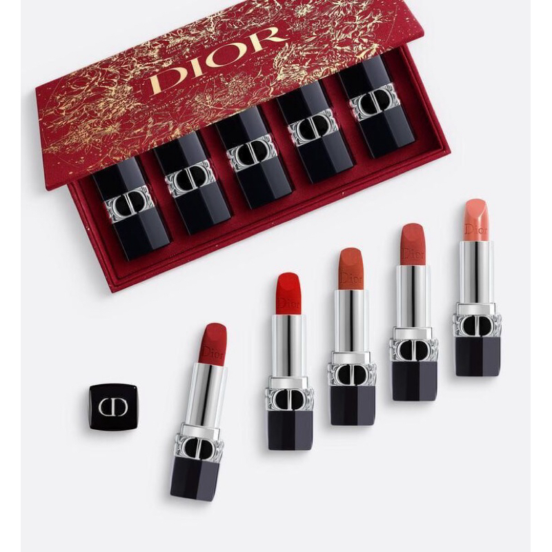 Sét son mini Dior Rouge 1.5g 5 màu 999/720/777/772/840 tặng kèm túi ...
