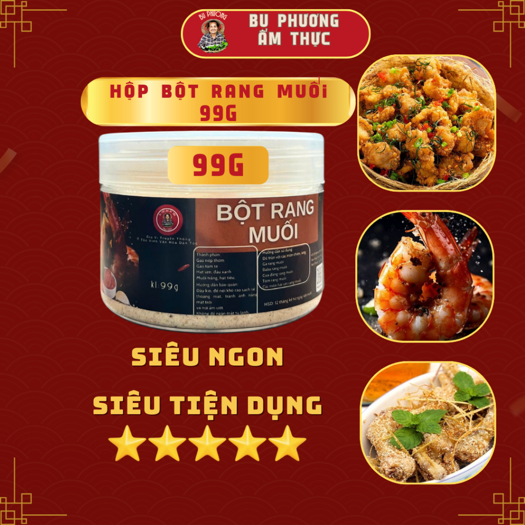Bột Rang Muối 99G Thương Hiệu Bu Phương Ẩm Thực - Siêu Tiện Dụng ...