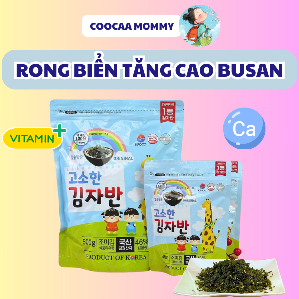 Rong Biển Tăng Cao Busan, Rong Biển Kimjaban Hàn Quốc Giúp Bé Cao Lớn ...