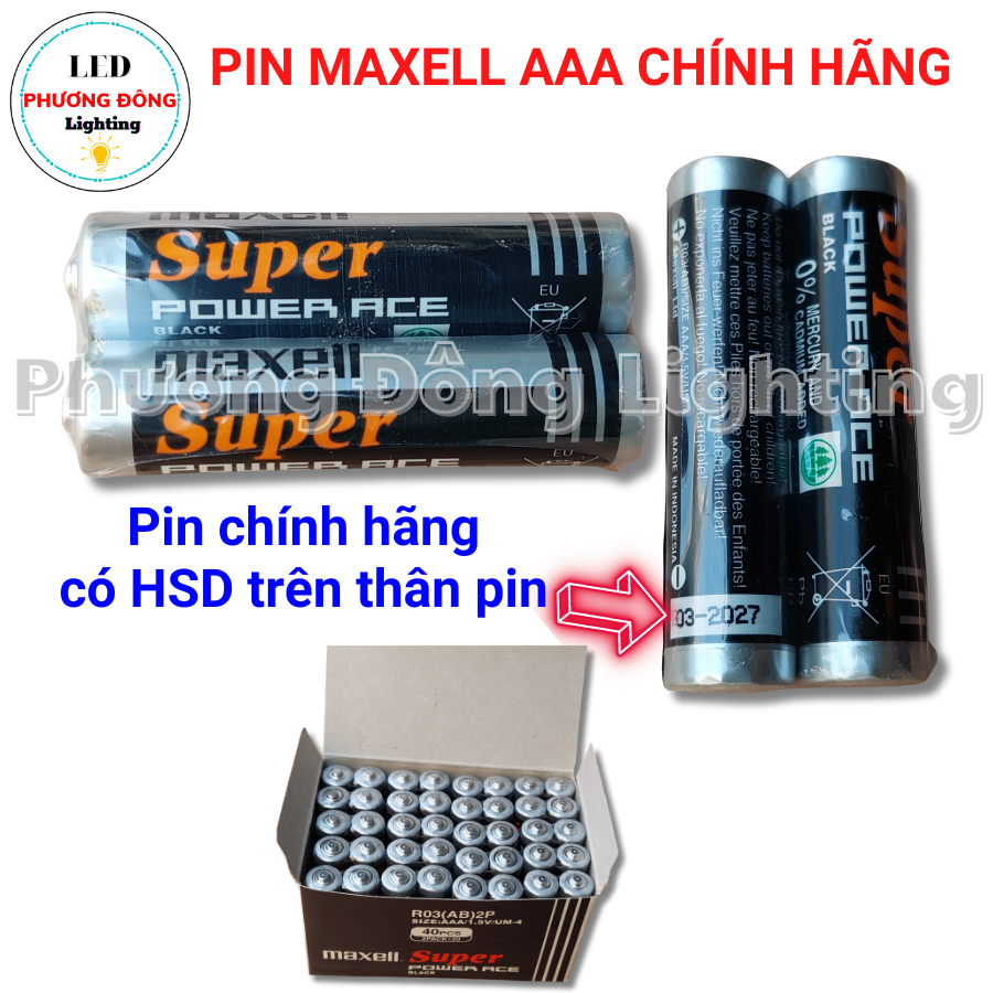 Pin 3A (AAA) Pin tiểu Super Maxell 1.5V | Shopee Việt Nam