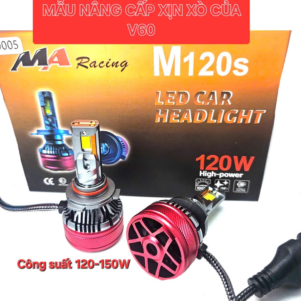 Đèn Pha LED M120s Limited MA Racing 150W siêu sáng ánh sáng trắng gắn ...
