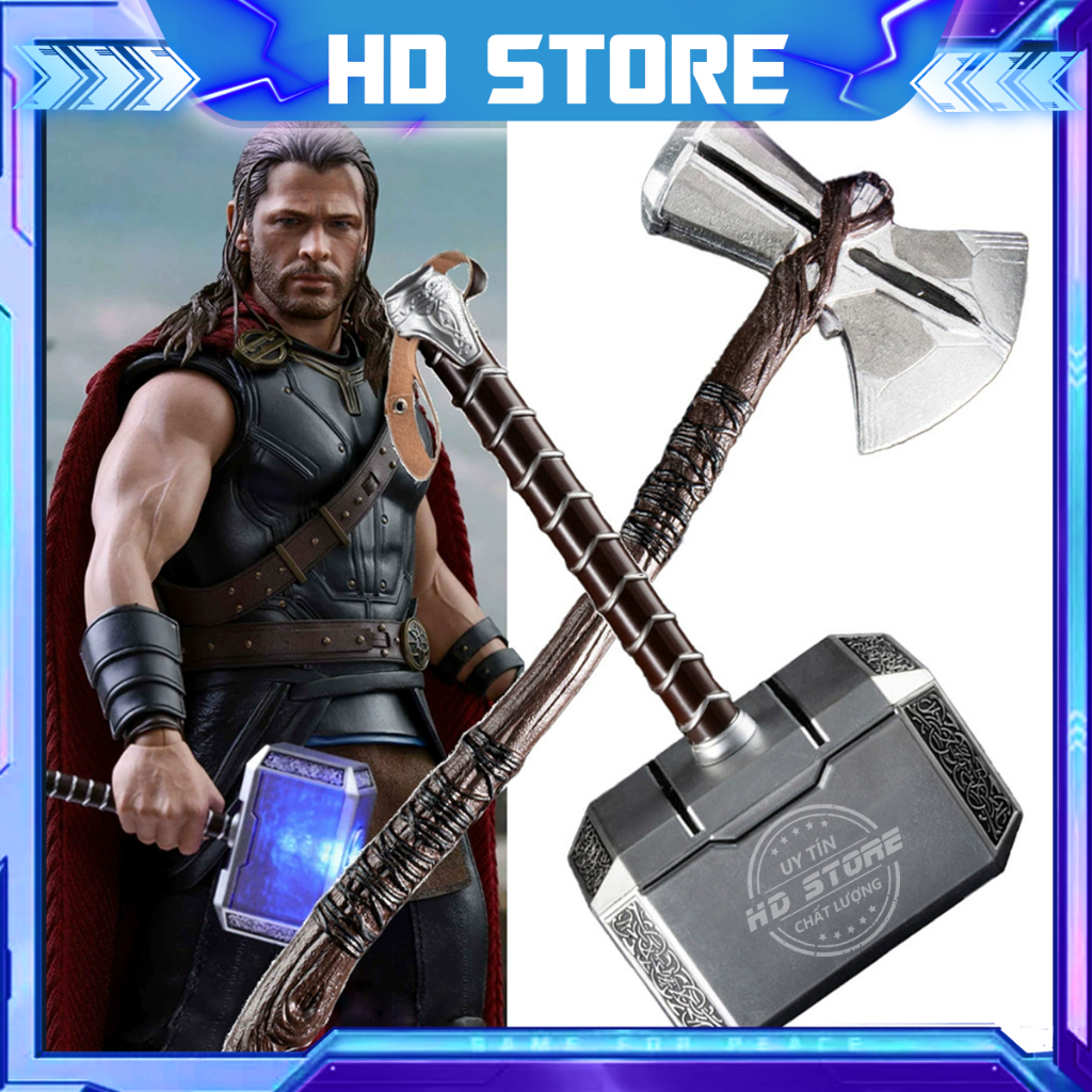 Mô hình búa Mjolnir StormBreaker của Thor vật liệu PU đàn hồi tốt kích ...