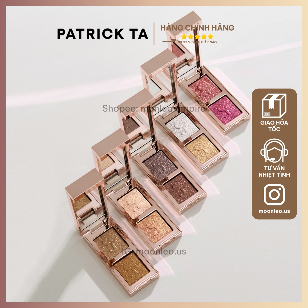Nhũ mắt PATRICK TA Major Dimension Eye Illusion Eyeshadow Duo | Shopee ...