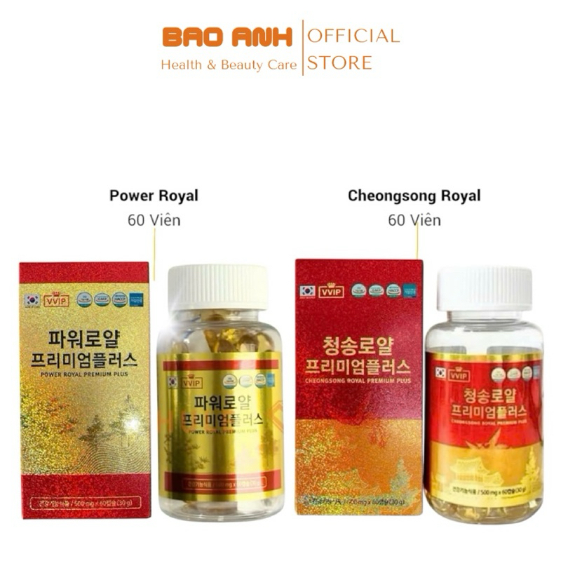 Tinh Dầu Thông Đỏ Chính Phủ Royal Premium Plus VVIP 60 Viên (Chính Hãng ...