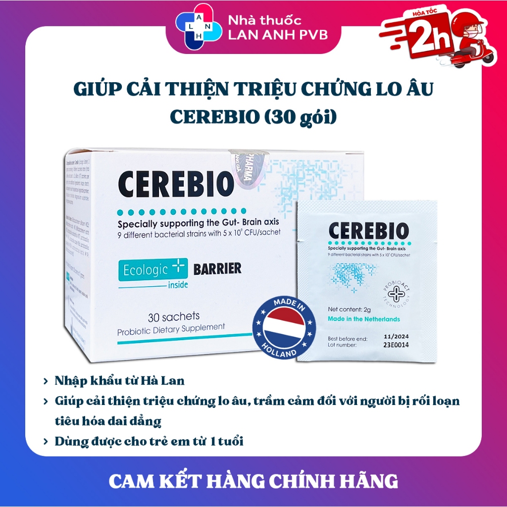 CEREBIO - Giúp cải thiện triệu chứng lo âu, trầm cảm người bị rối loạn ...