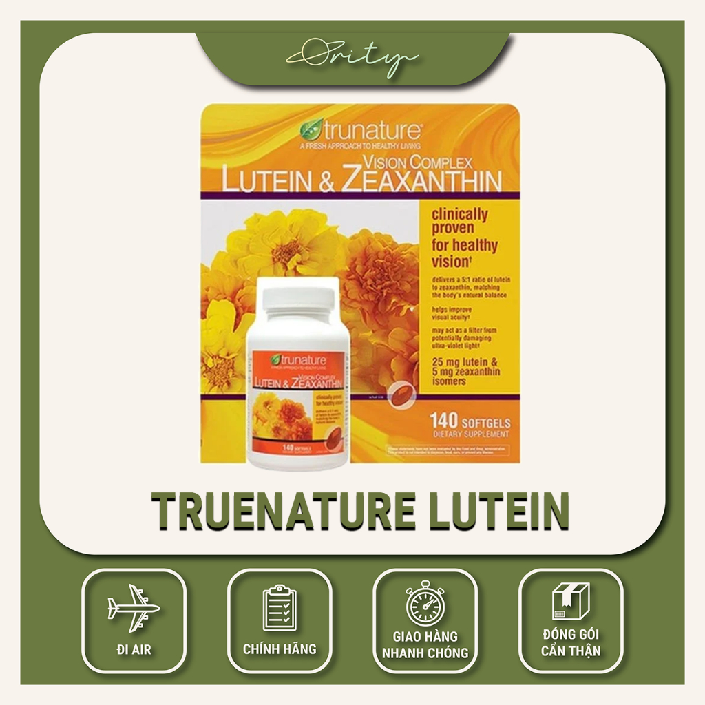 [Chính Hãng] Viên uống Bổ Mắt Trunature Vision Complex Lutein & Zeaxanthin - 140 viên | Shopee ...