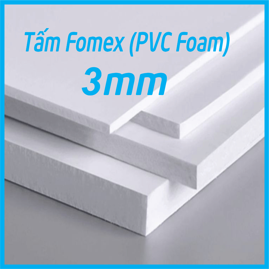 [COMBO 2 Tấm 3mm] Tấm Fomex, Bìa Làm Mô Hình, Tấm Formex, Fomex Trắng ...