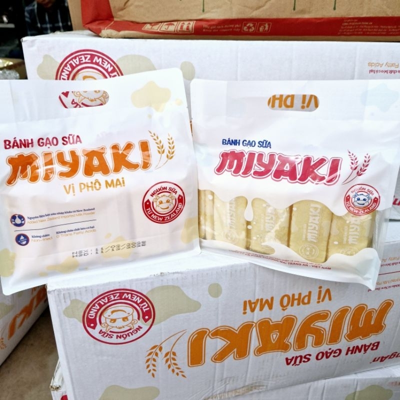 Bánh Gạo Sữa /Phô mai Miyaki Tràng An túi 240g | Shopee Việt Nam
