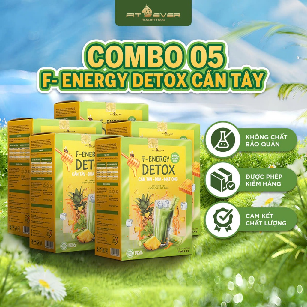 Combo 5 hộp detox cần tây | Shopee Việt Nam