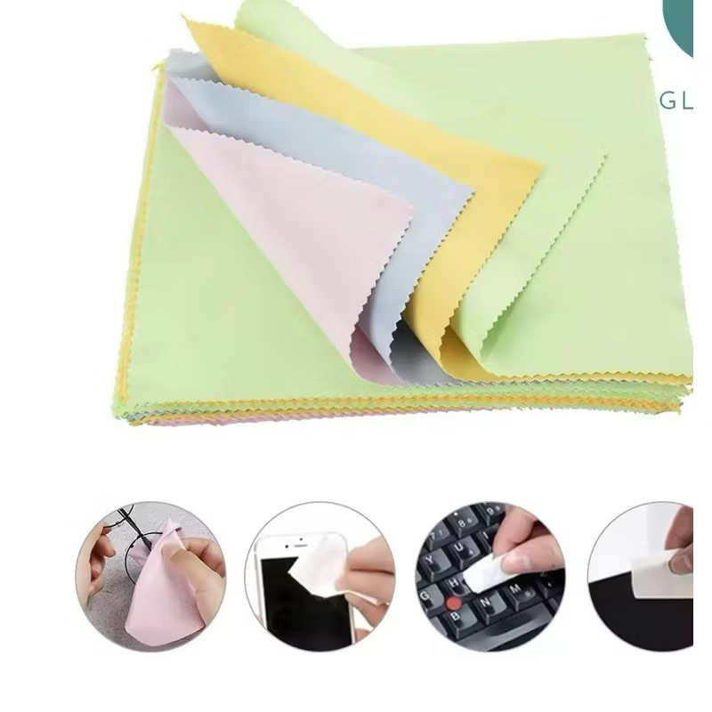 Combo khăn lau mắt kính,khăn lau màn hình điện thoại,lau laptop ...