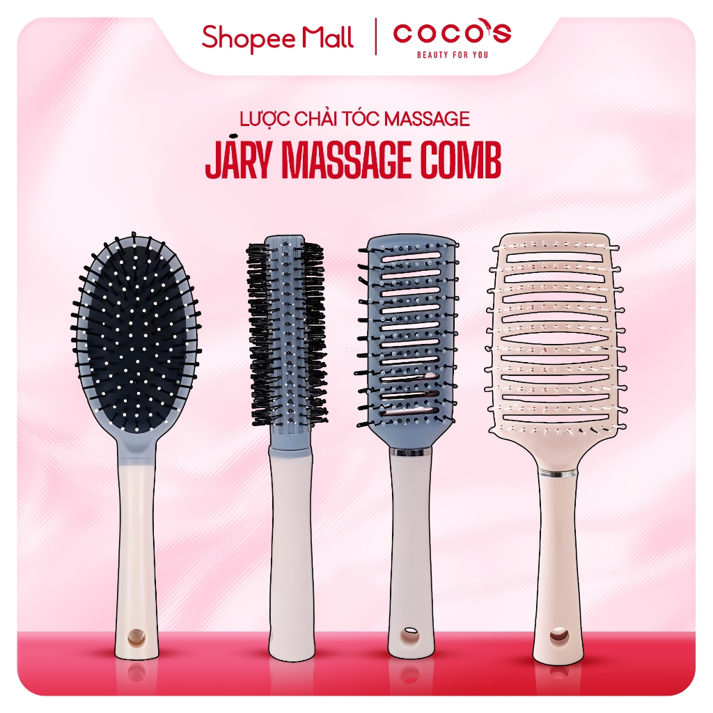 Lược Chải Tóc Massage Jary Massage Comb - MC01 - MC02 - MC03 - MC04 | Shopee Việt Nam