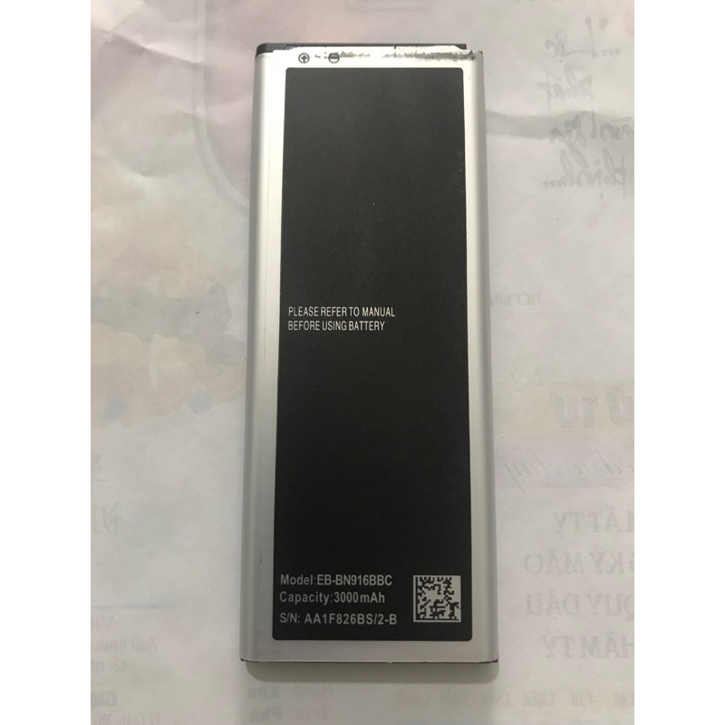 Pin SAMSUNG NOTE 4 2 sim (n916)chính hãng | Shopee Việt Nam