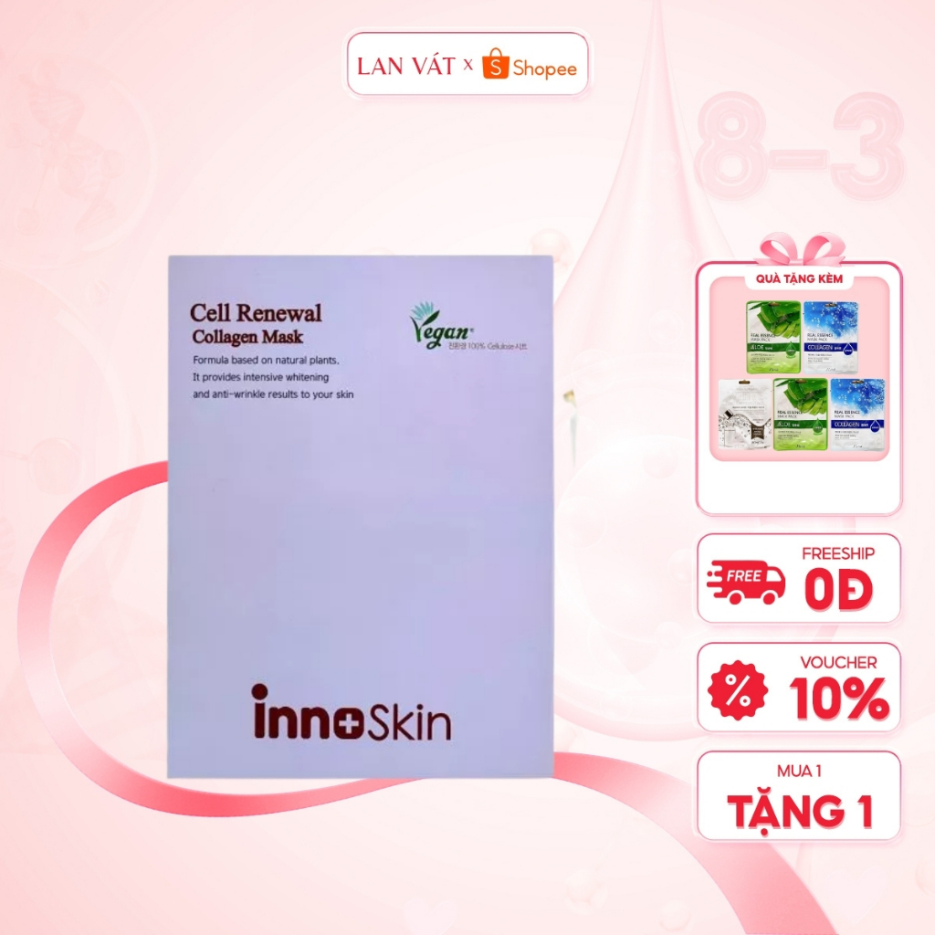 Mặt Nạ Cell Renewal Collagen Mask Innoskin Dưỡng Sáng,Cấp Ấm,Phục Hồi ...