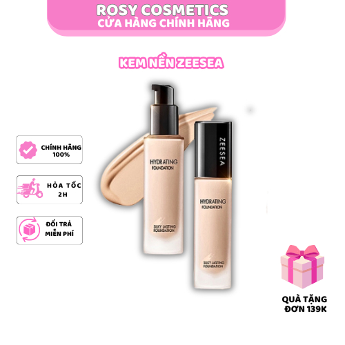 [ZEESEA Chính Hãng] Kem nền Zeesea dạng lỏng che khuyết điểm kiềm dầu hiệu quả lâu trôi 30ml ...