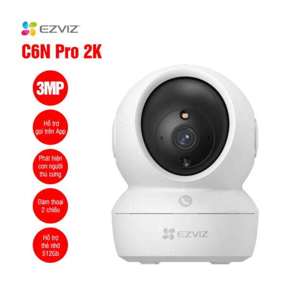 Camera Wifi Ezviz C6N PRO 3MP 2K/ H6C PRO/ C6N G1 Đàm Thoại 2 Chều ...