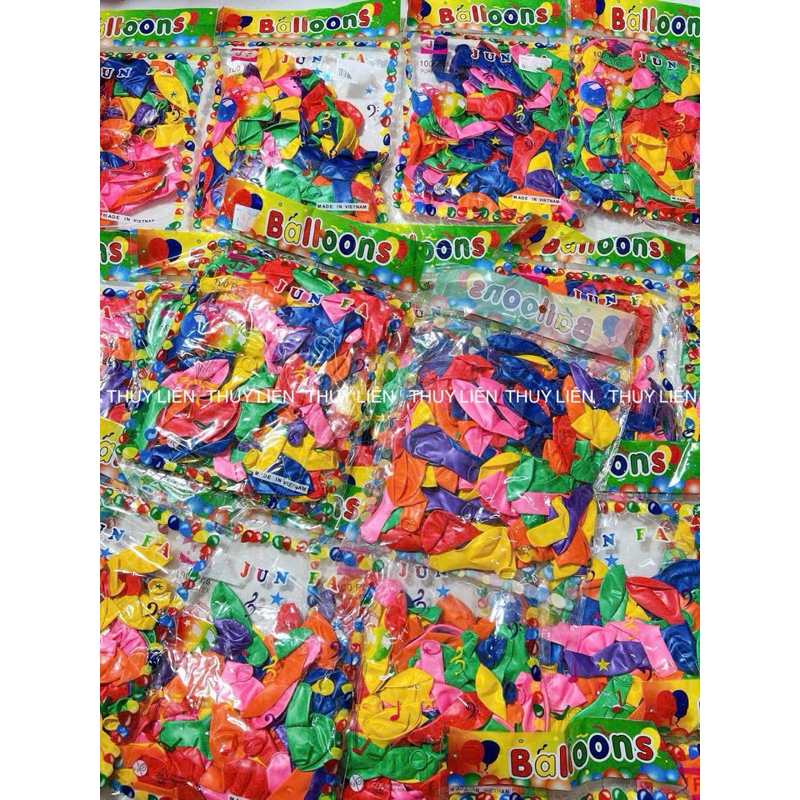 Set 100 cái bong bóng đủ màu | Shopee Việt Nam
