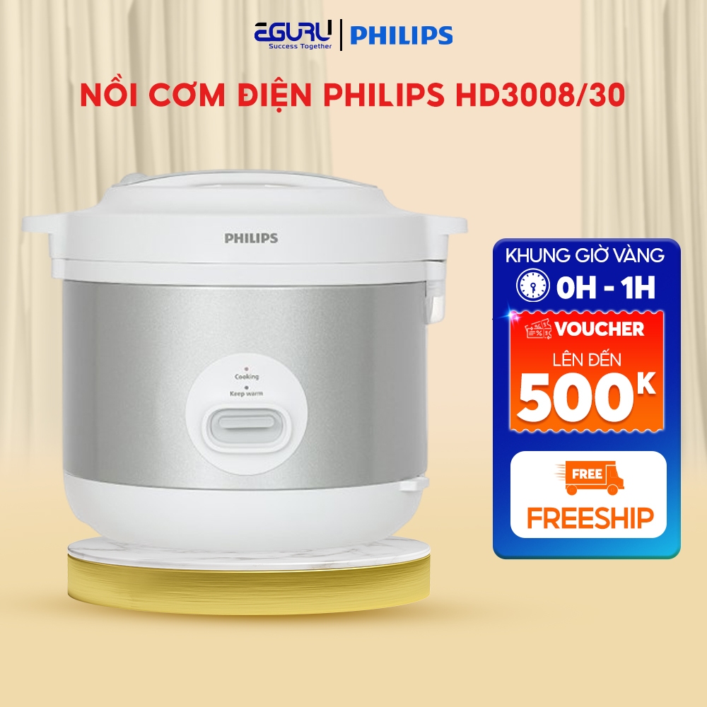 Nồi Cơm Điện Philips Series 1000 HD3008/30 | 1.8 lít | 780W - Hàng ...