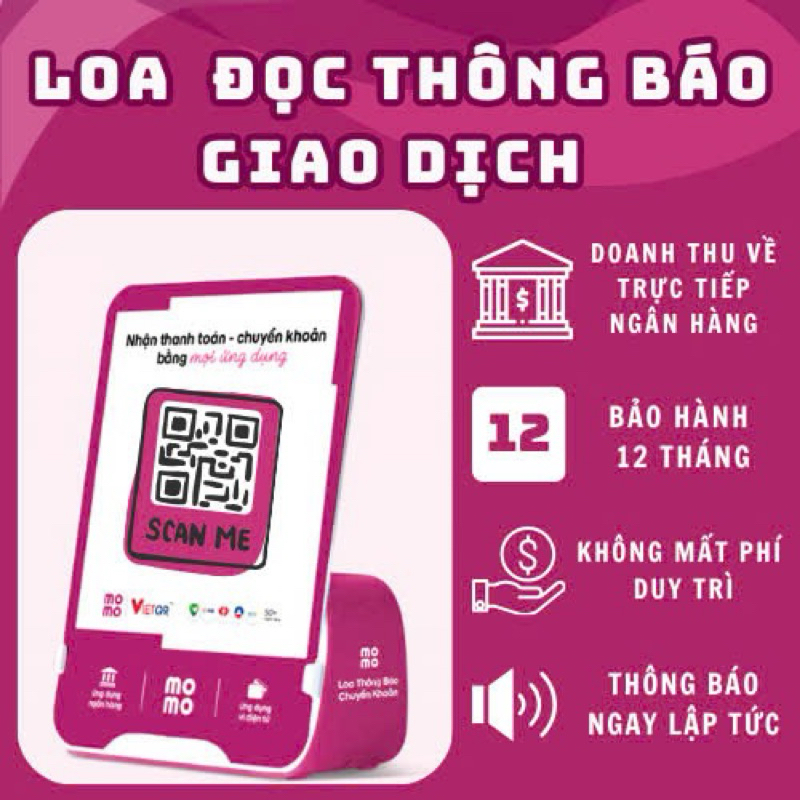 Loa Đọc Thông Báo Chuyển Khoản Loa MoMo Bản Wifi | Shopee Việt Nam