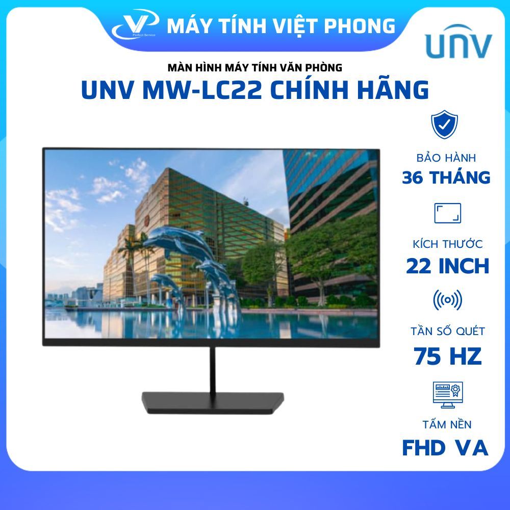 [FULL VAT] MÀN HÌNH MÁY TÍNH CHÍNH HÃNG UNV MW-LC22-P 21.45-INCH 75Hz ...