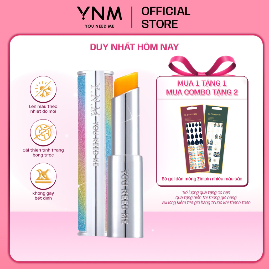 [Bán chạy] Son Dưỡng Môi Đổi Màu Cầu Vồng YNM Rainbow Honey Lip Balm ...