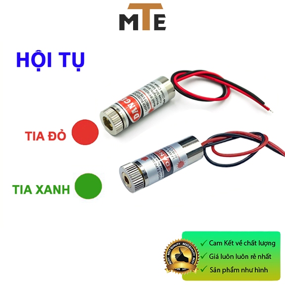 Đầu phát tia laze 3-5V 5MW - Module laser sáng đỏ hội tụ 12mm có điều ...