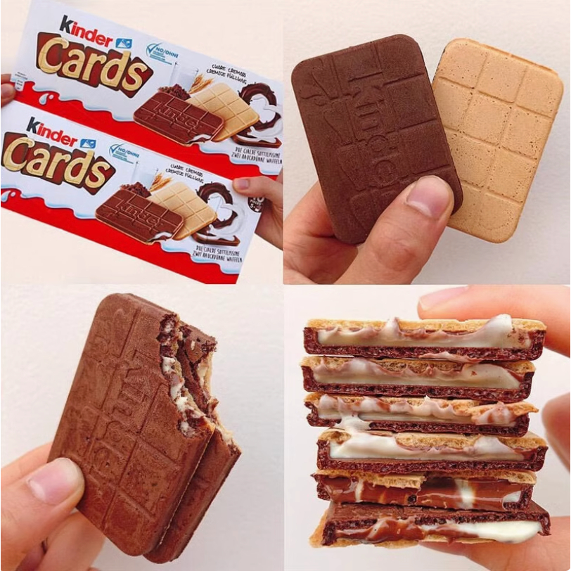 (Chính hãng) Bánh Chocolate Kinder Cards 5 thanh 128g | Shopee Việt Nam