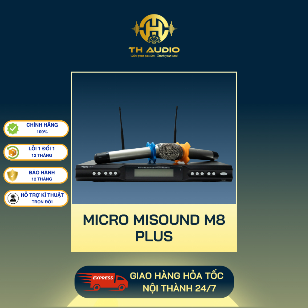 Micro không dây Misound M8 Plus (New 2022) | Shopee Việt Nam