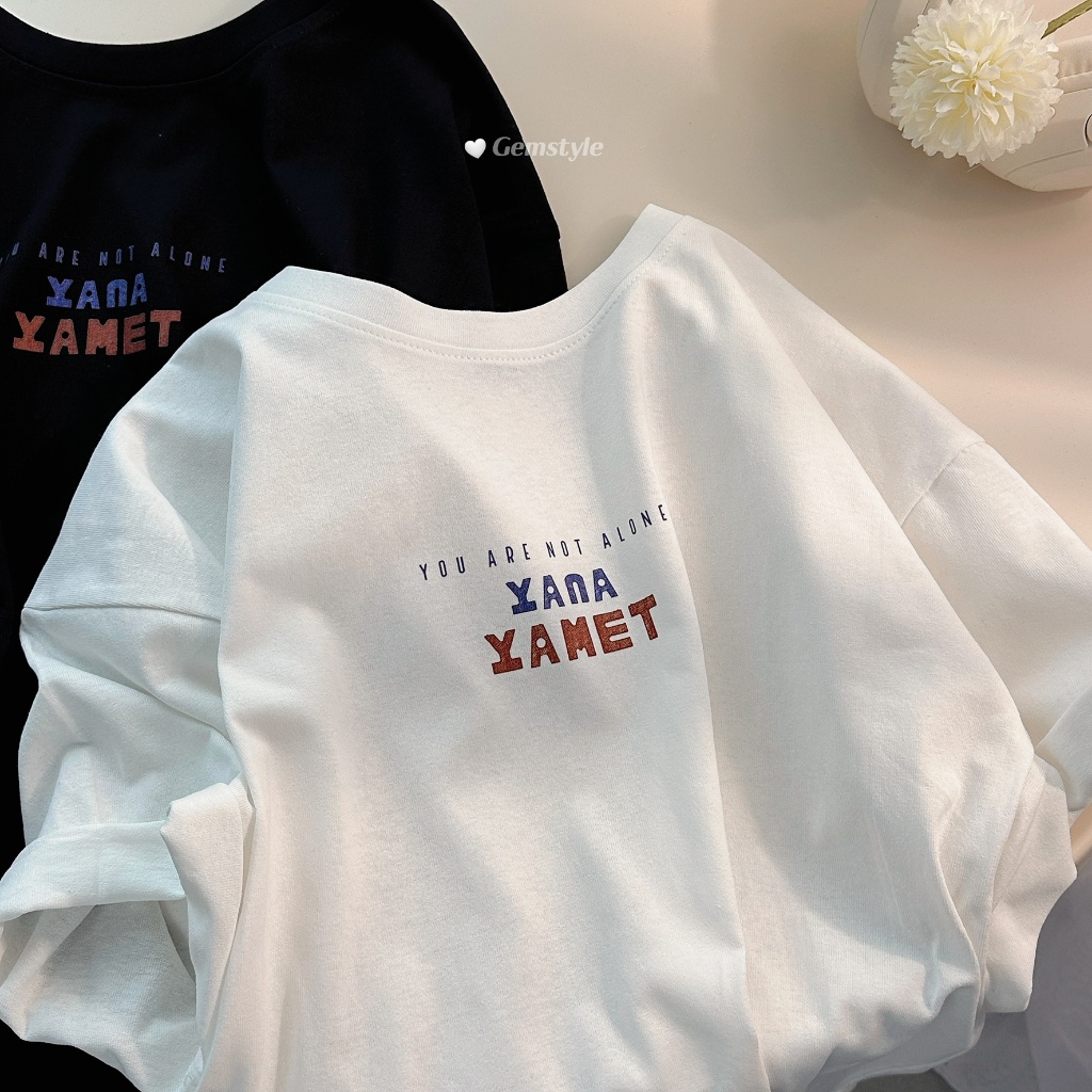 Áo thun nữ YAMET chất cotton khô thoáng mát, dày dặn nhiều màu form ...