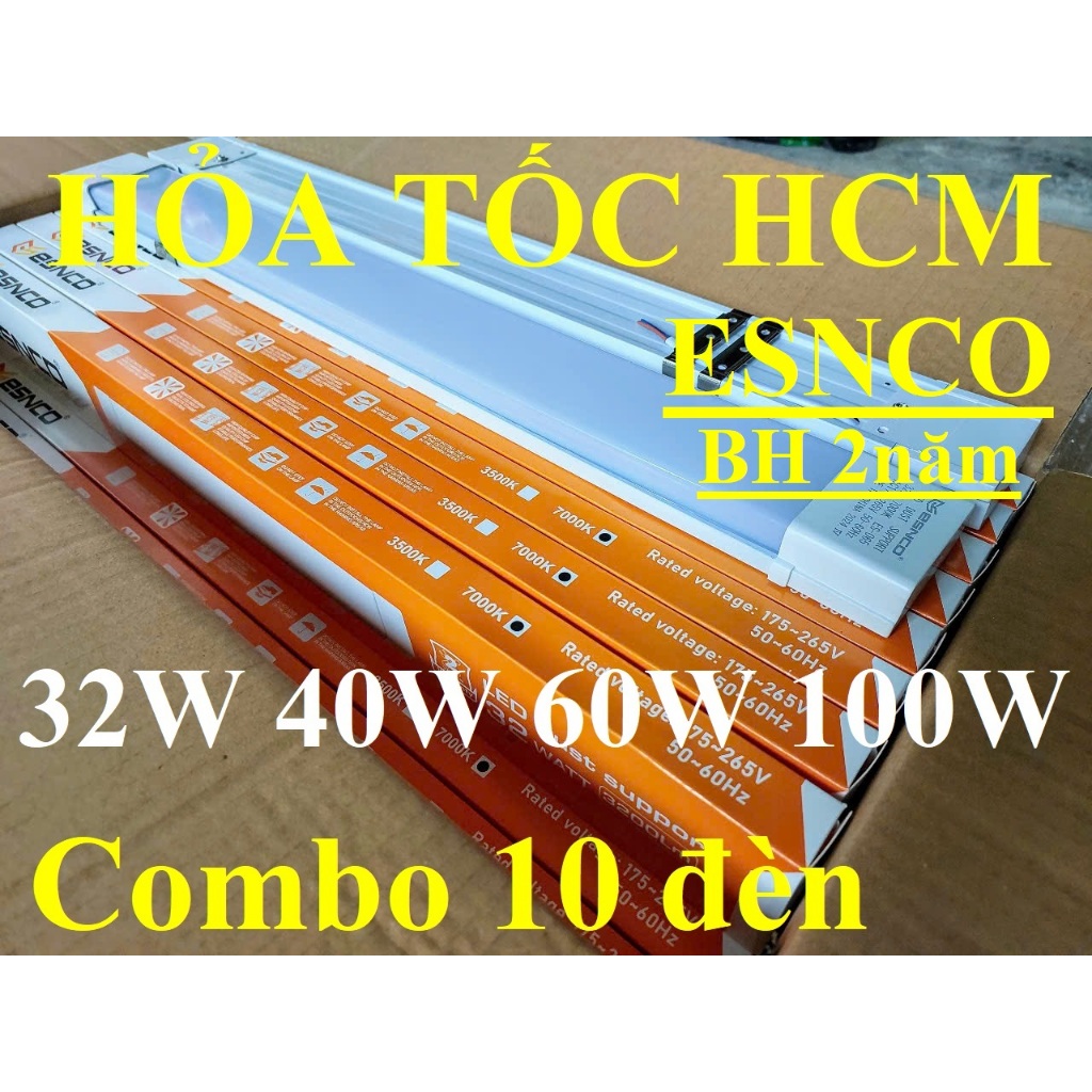 [Hỏa Tốc]5 - 10 đèn led bán nguyệt 0,6m 1m2 loại 32W 40W 60W 100W ESNCO chính hãng, ánh sáng ...