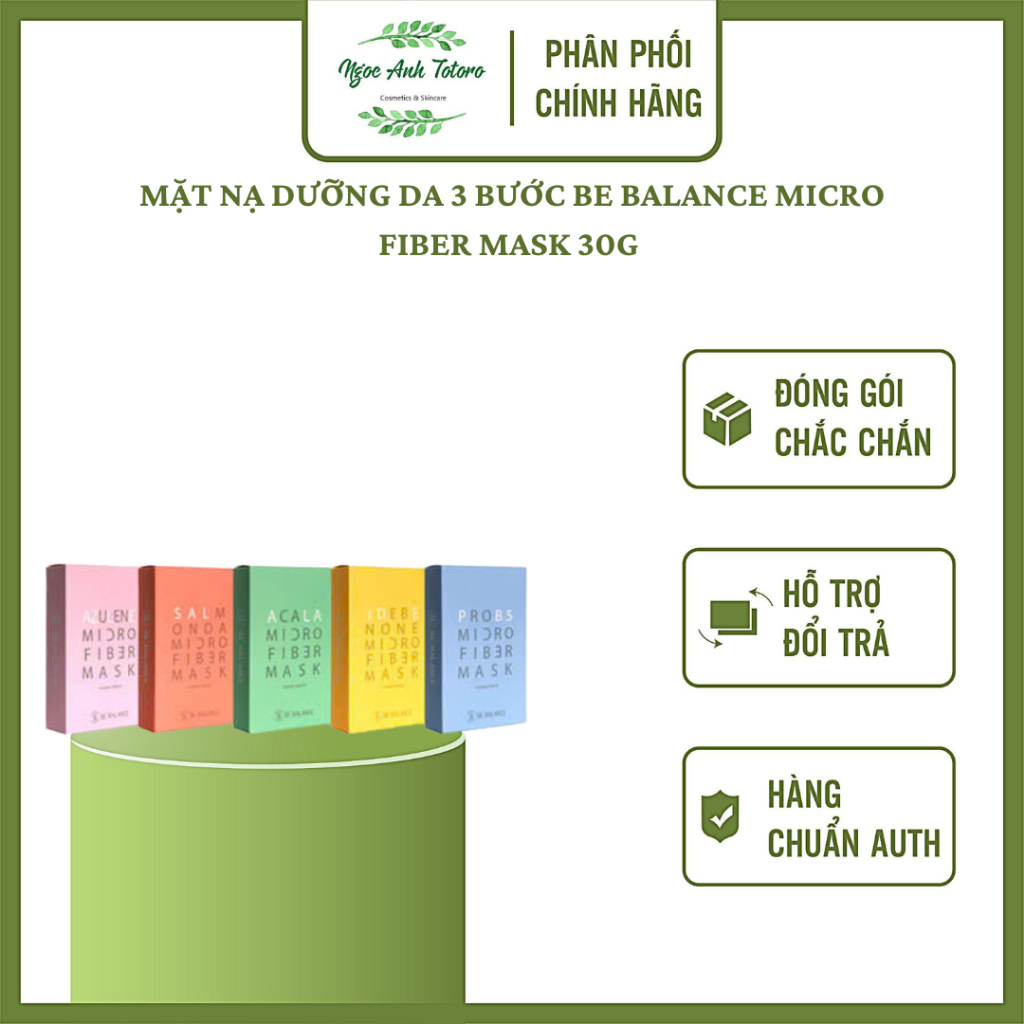 Mặt nạ Bebalance mask MicroFiber 6 màu Be’balance ( có mix ) | Shopee ...