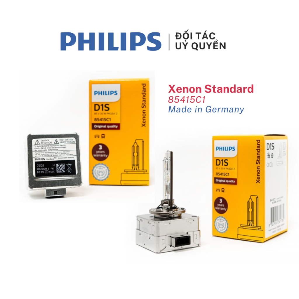 Bóng đèn Philips D1S Xenon Standard mã 85415C1 – Sản Xuất tại Đức ...