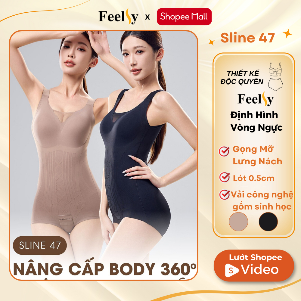 Bodygen Định Hình 𝐅𝐞𝐞𝐥𝐬𝐲 Đồ Lót Đinh Hình Toàn Thân Siết Eo Gọn Mỡ Lưng Nách Nâng Đẩy Mông Sline ...