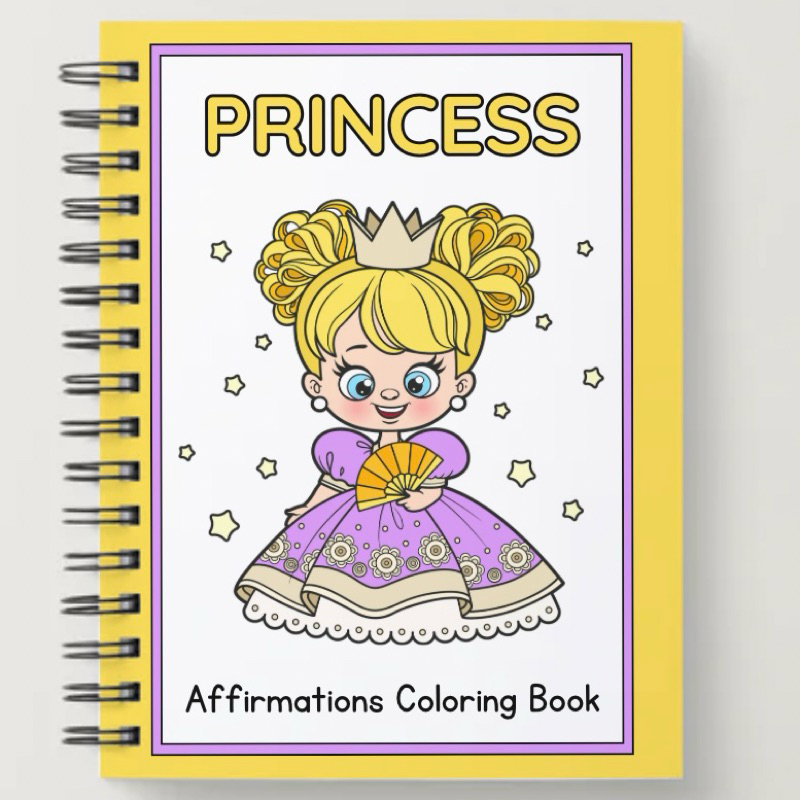 CB26 Princess (Đóng quyển lò xo, giấy dày 180gsm) - Set 40 tranh tô màu ...