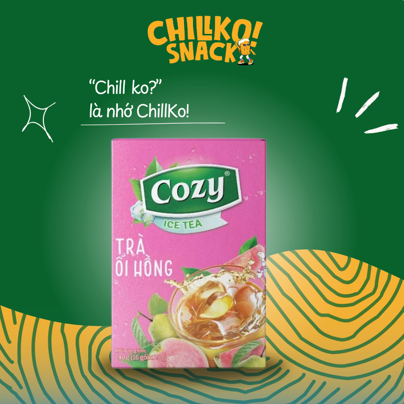 Trà Ổi Hồng Hòa Tan Cozy Ice Tea Nước Giải Khát Cho Ngày Hè Thanh Mát ...