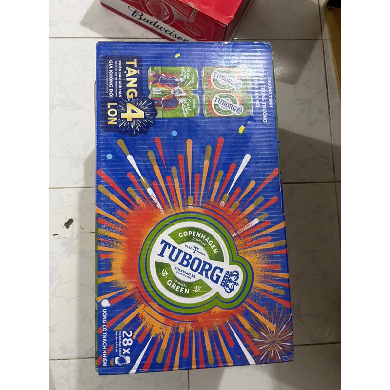 bia tuborg green 28 lon/thùng | Shopee Việt Nam