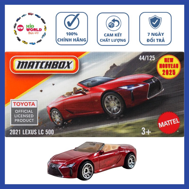 Xe mô hình Matchbox Box 2021 Lexus LC 500 44/125. | Shopee Việt Nam
