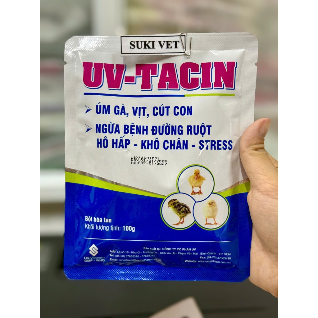 UV-TACIN - ( ÚM GÀ ) SẢN PHẨM DÀNH CHO GIA SÚC VÀ GIA CẦM - HÀNG CHÍNH ...
