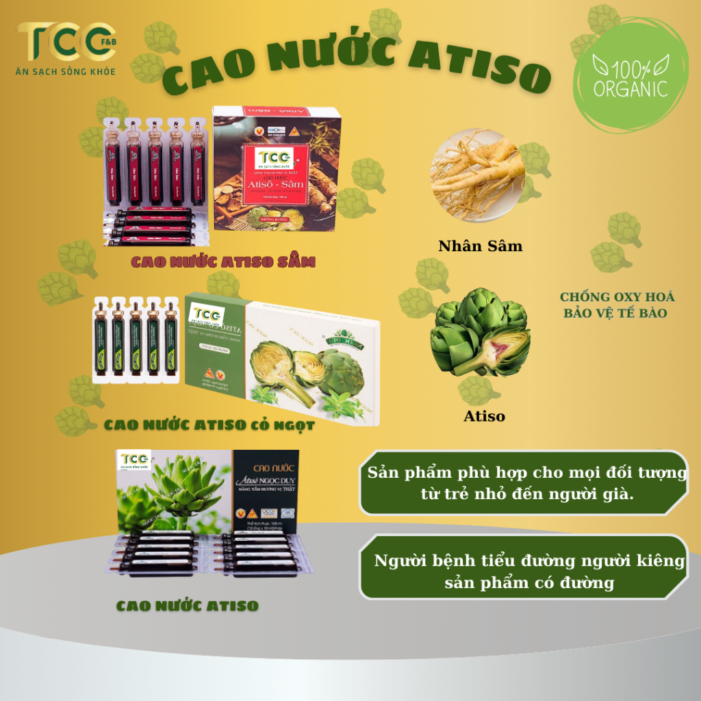 Cao nước Atiso/Cao nước Atiso Cỏ Ngọt/Cao nước Atiso Sâm Thành Công ...