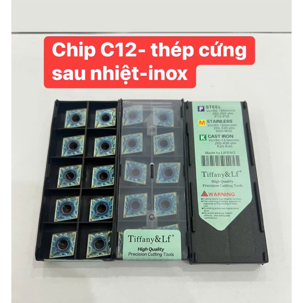 Chip tiện C12 tiện thép cứng sau nhiệt inox 55HRC | Shopee Việt Nam