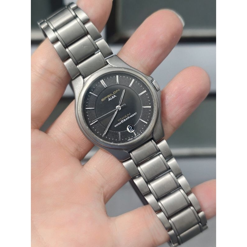 Đồng hồ nam Alba titanium | Shopee Việt Nam