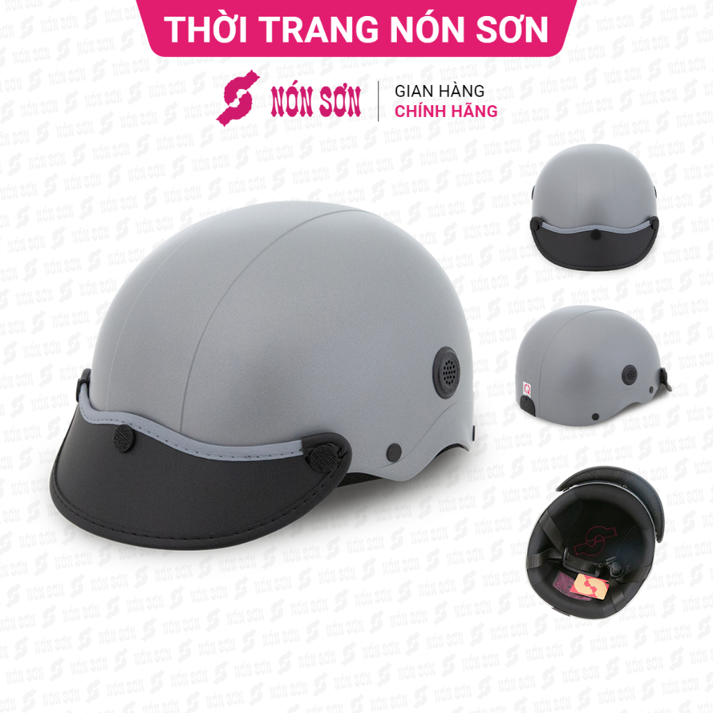 ƯU ĐÃI - Mũ bảo hiểm lỗ thông gió NÓN SƠN chính hãng ATG-XM186 | Shopee Việt Nam