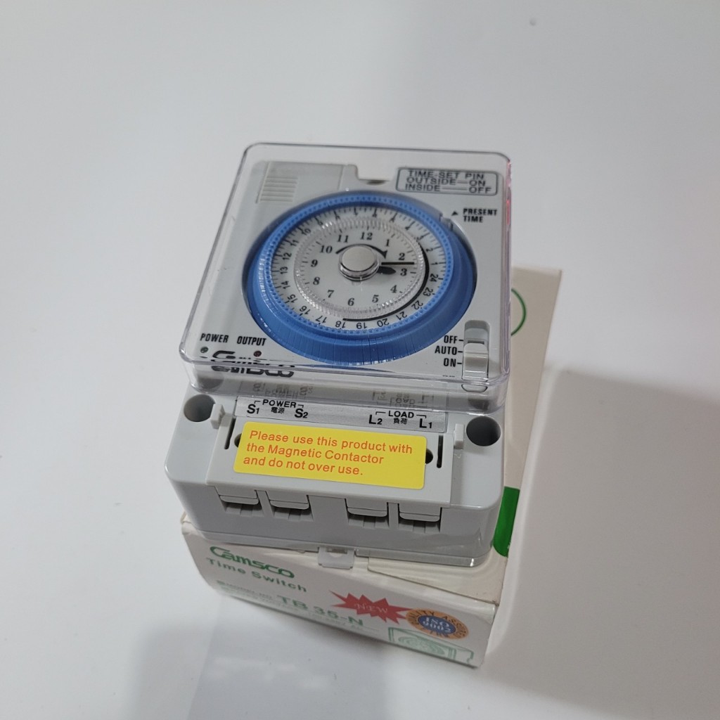 Công tắc thời gian Time 24H. Bộ hẹn giờ Camsco TB 35-N ,TB35N Time ...