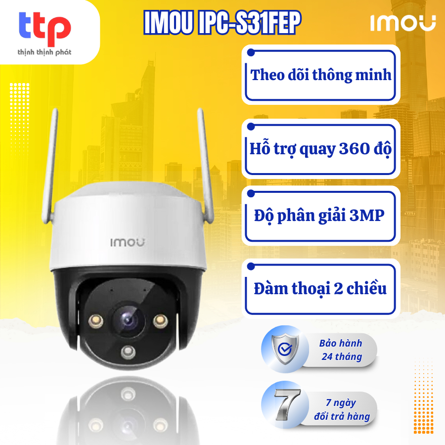 Camera Wifi 3MP/5MP IMOU IPC-S31FEP/IPC-S51FEP | Shopee Việt Nam